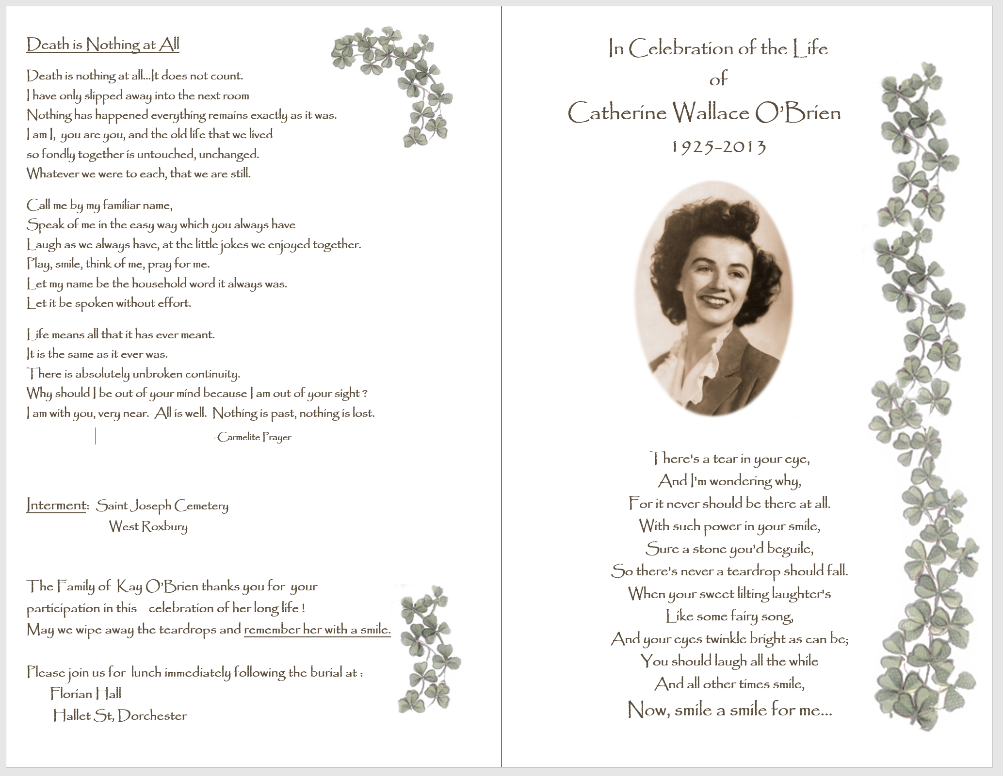 nana-kay-mass-booklet-cover - Lauren's Personalized Mass Booklets
