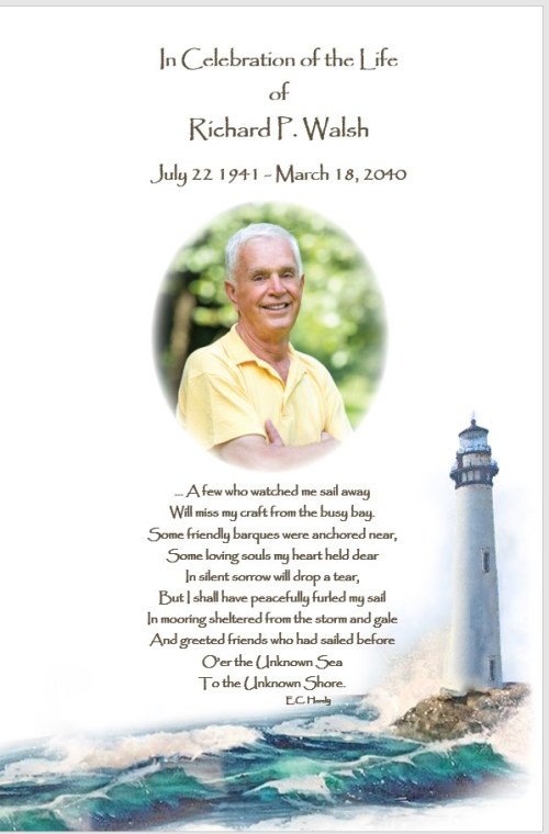 Funeral Mass Program DIGITAL Design (no prints) - Mass Booklets