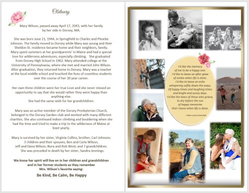 Funeral Programs and Booklets - Personalized Mass Booklets