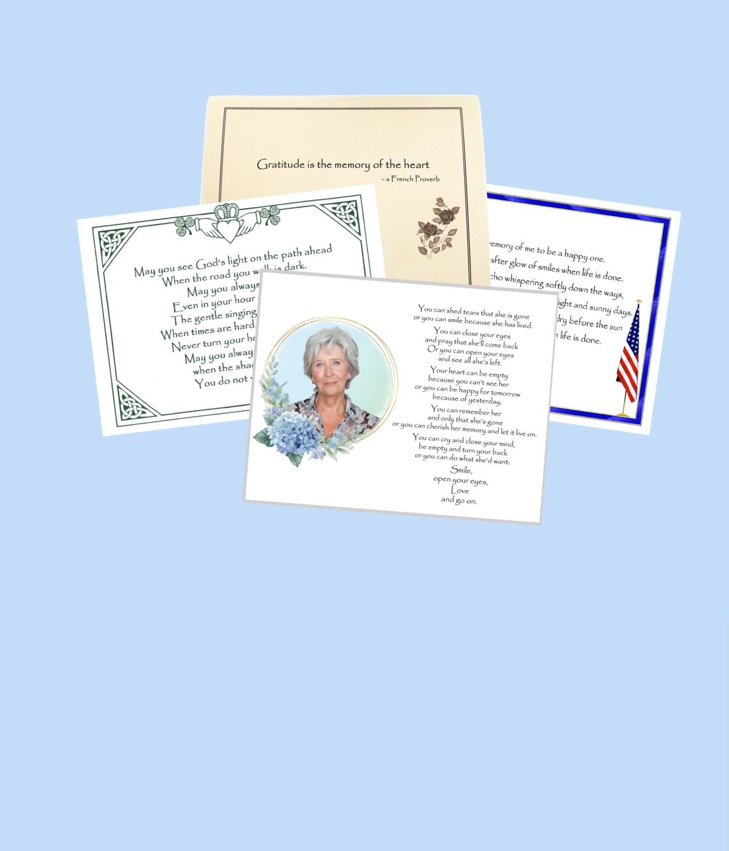 Funeral/Memorial Service - Personalized Mass Booklets