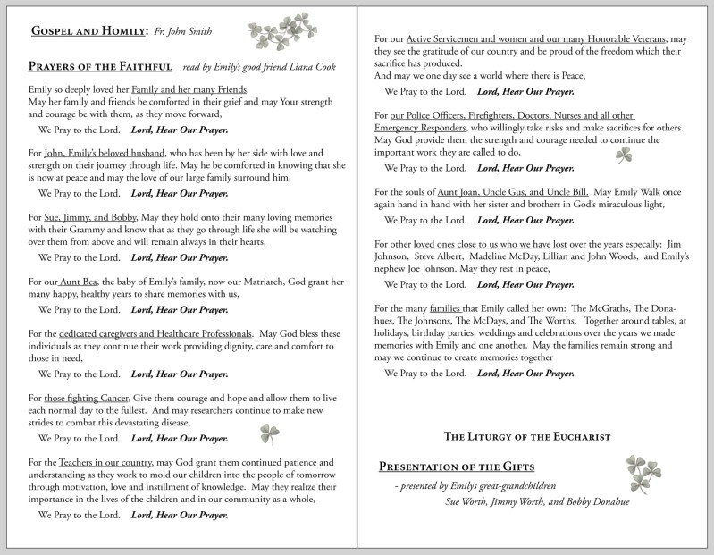 Funeral Programs,Booklets, Obituary Pamphlets - MassBooklets