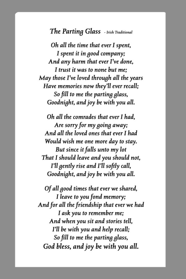 Prayer Card Verses for Memorial Card - Mass Booklets